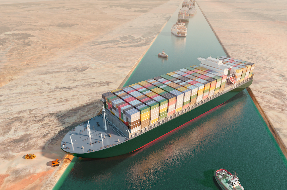 The Impact of the Suez Canal Boat